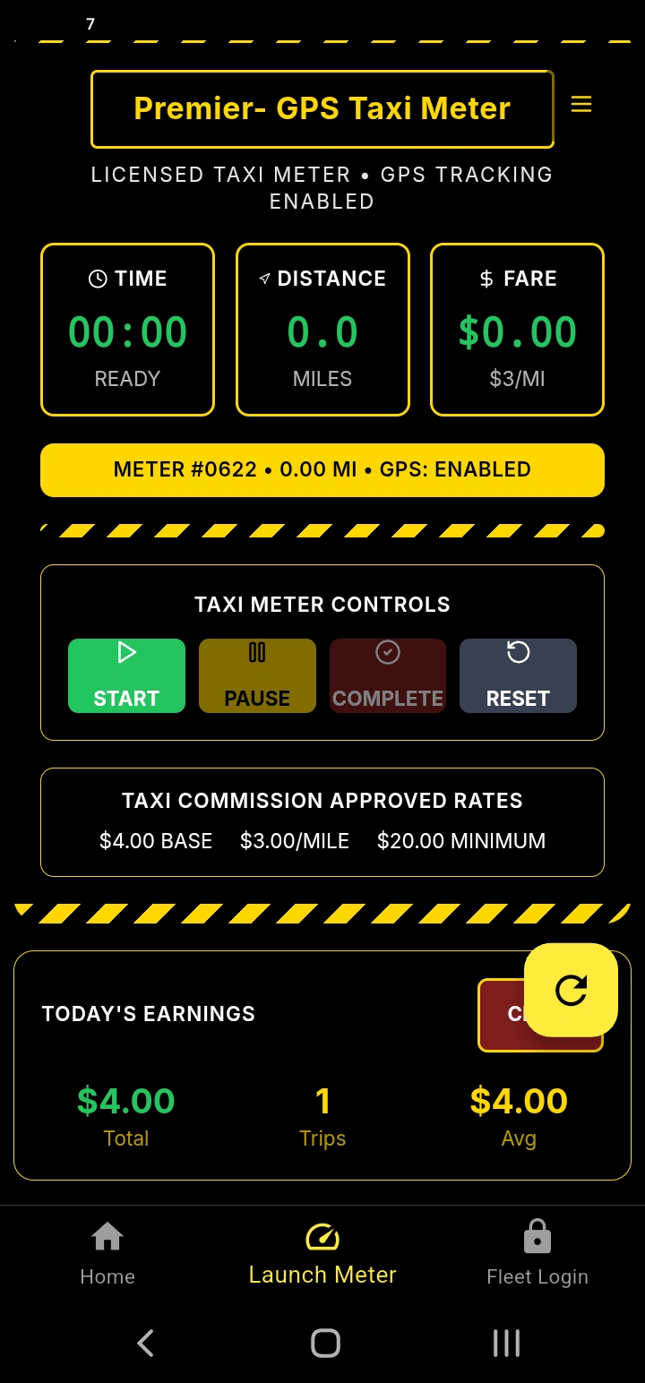 Free GPS Taxi Meter App | Automatic Fare Calculator for Drivers ...